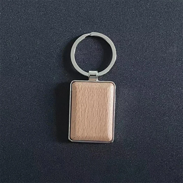Custom Beech Timber Wood Keychain Sublimation Wooden Key Chains Blanks ...