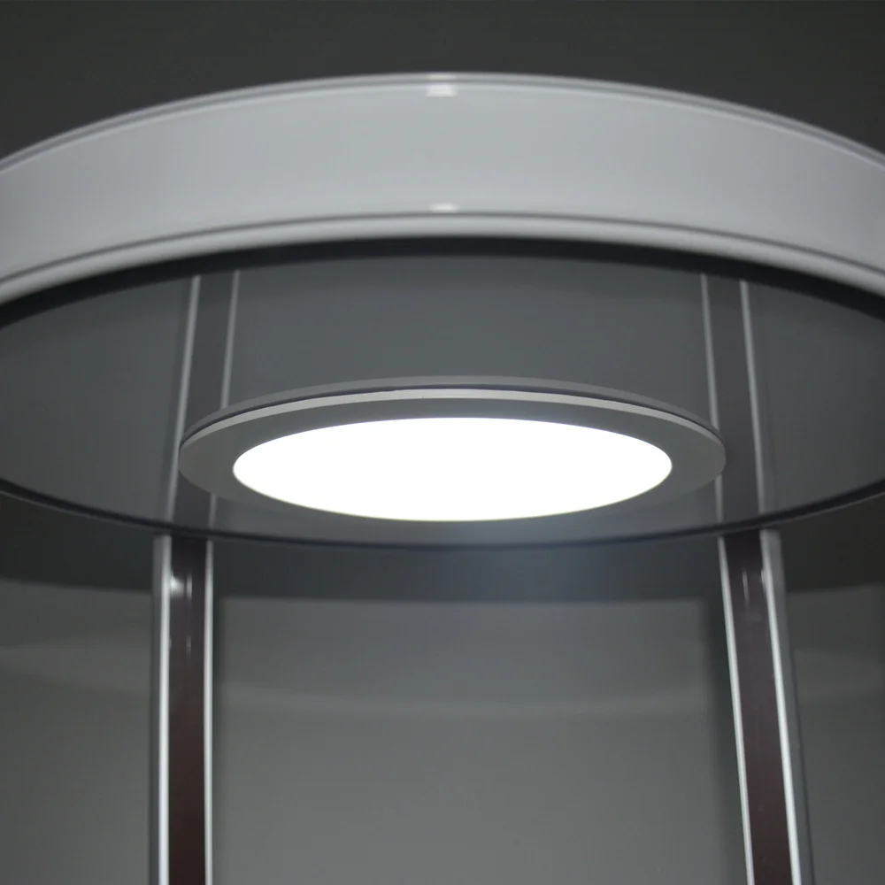 Factory 4 Layers Twisted Tower Showcase Display Stand With Led Light ...