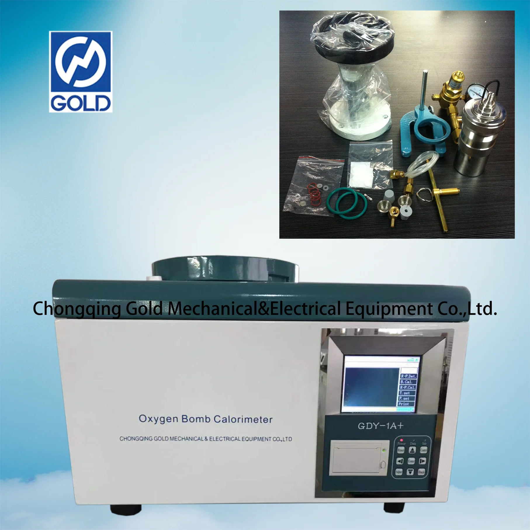 Automatic Coal Calorific Value Analysis Petroleum Oxygen Bomb ...