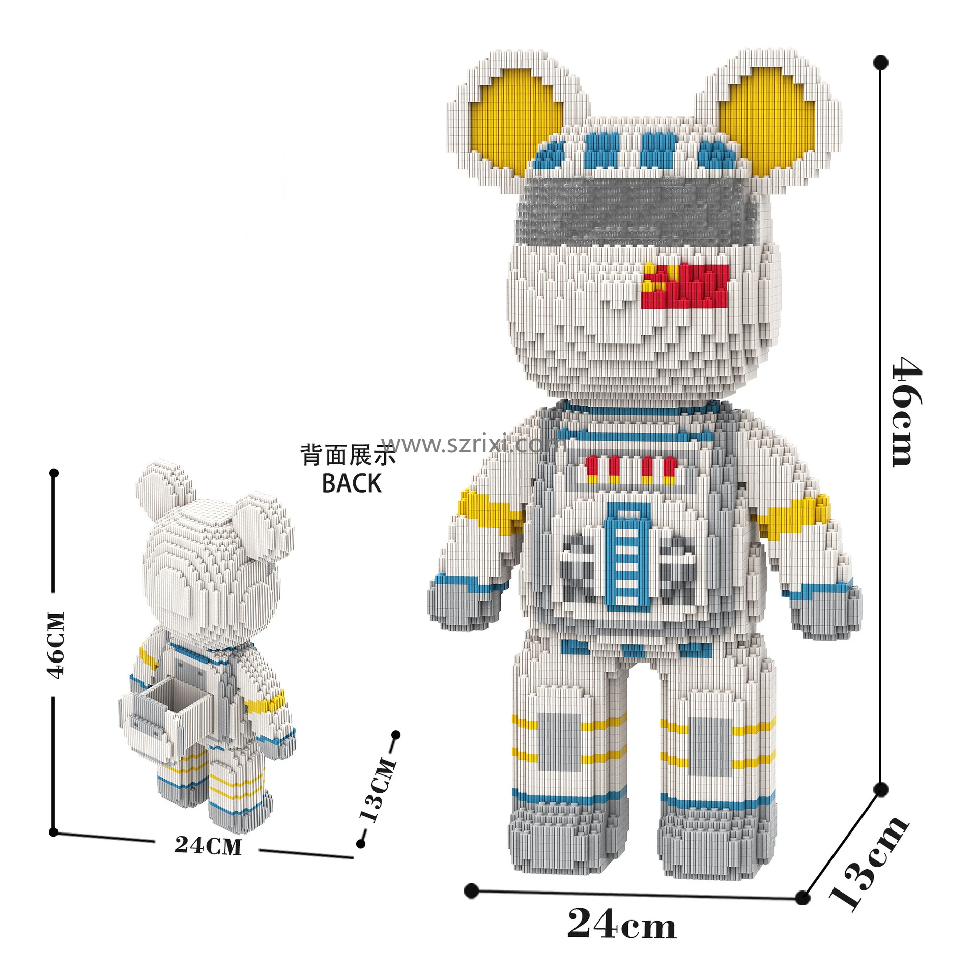M Giant Fluid Violence Bear Series M6892 Mengli Bear Rover Moon Bear ...