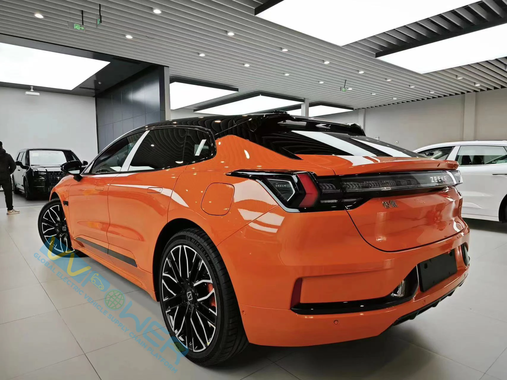 Orange Color in Stock Zeekr 001 Electric Car WE ZEEKR-001 YOU Edition ...