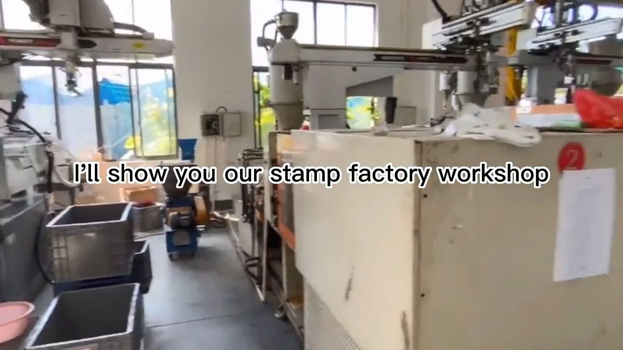 Portable Custom Automatic Personal Push Handy Name Logo Stamp Pen ...