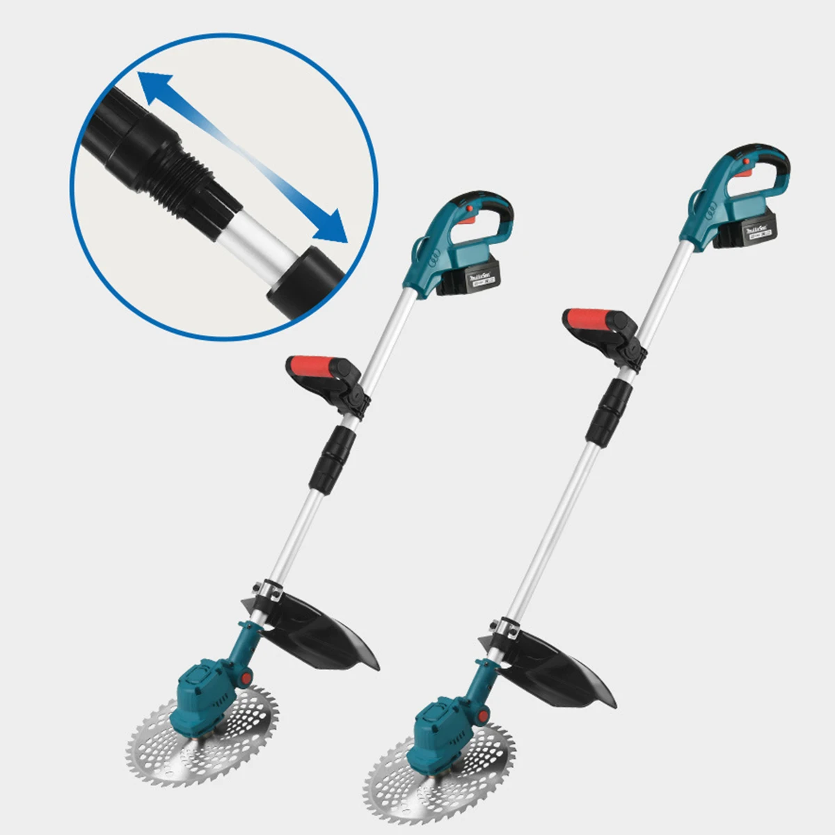 9 Inches Portable Handheld Rechargeable Electric Battery Grass Cutter ...