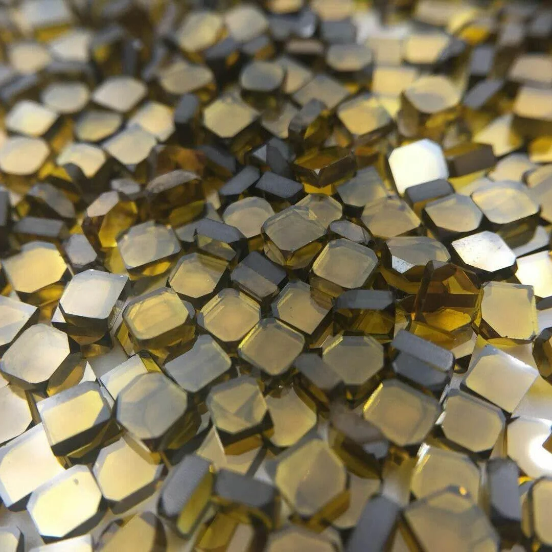Large Size HPHT Synthetic Diamond Plates - 4 Side 110 Face 2PT Optical ...
