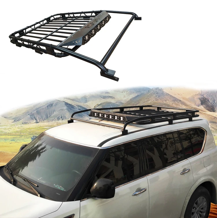 Universal iron roof rack basket car roof racks luggage racks roof ...