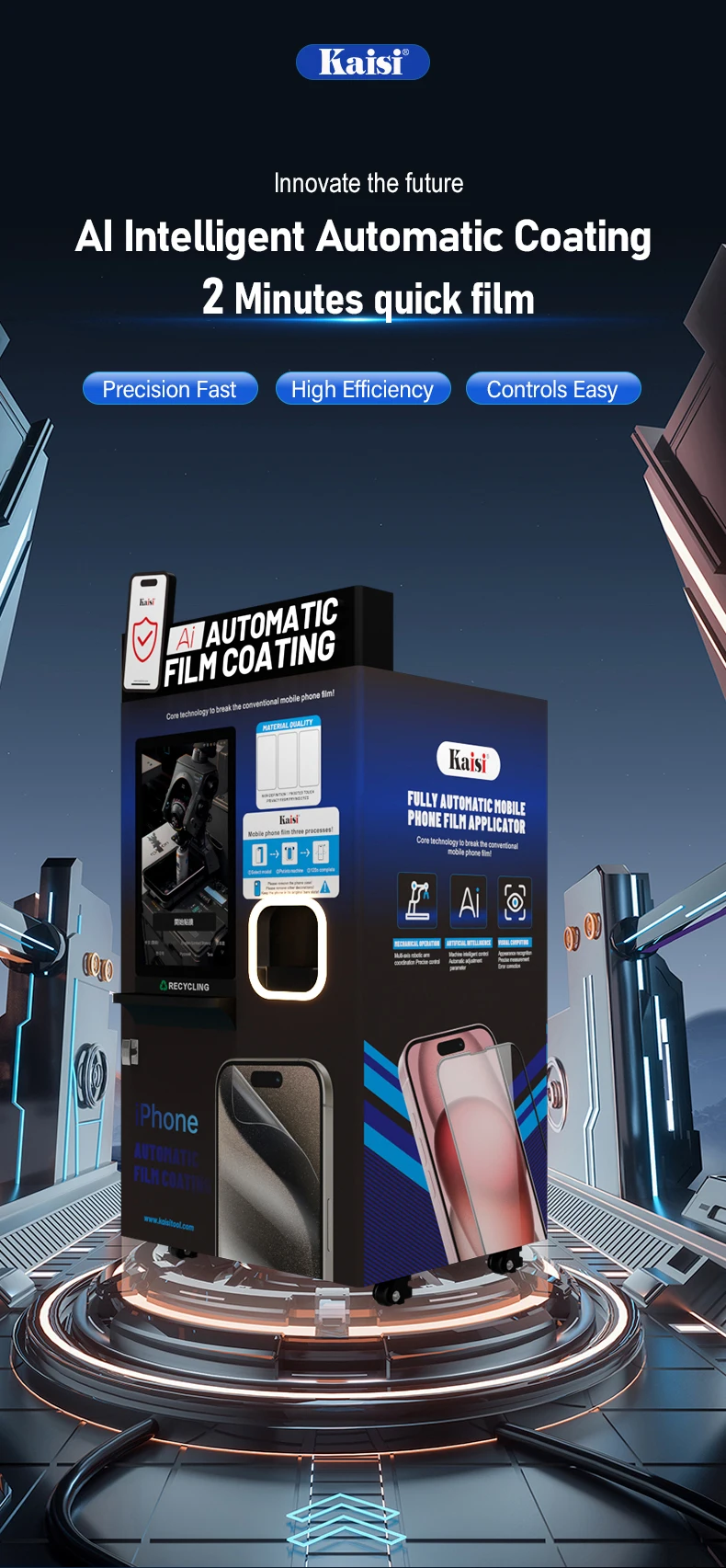 Kaisi Automatic Screen Protectors - Efficient & Durable