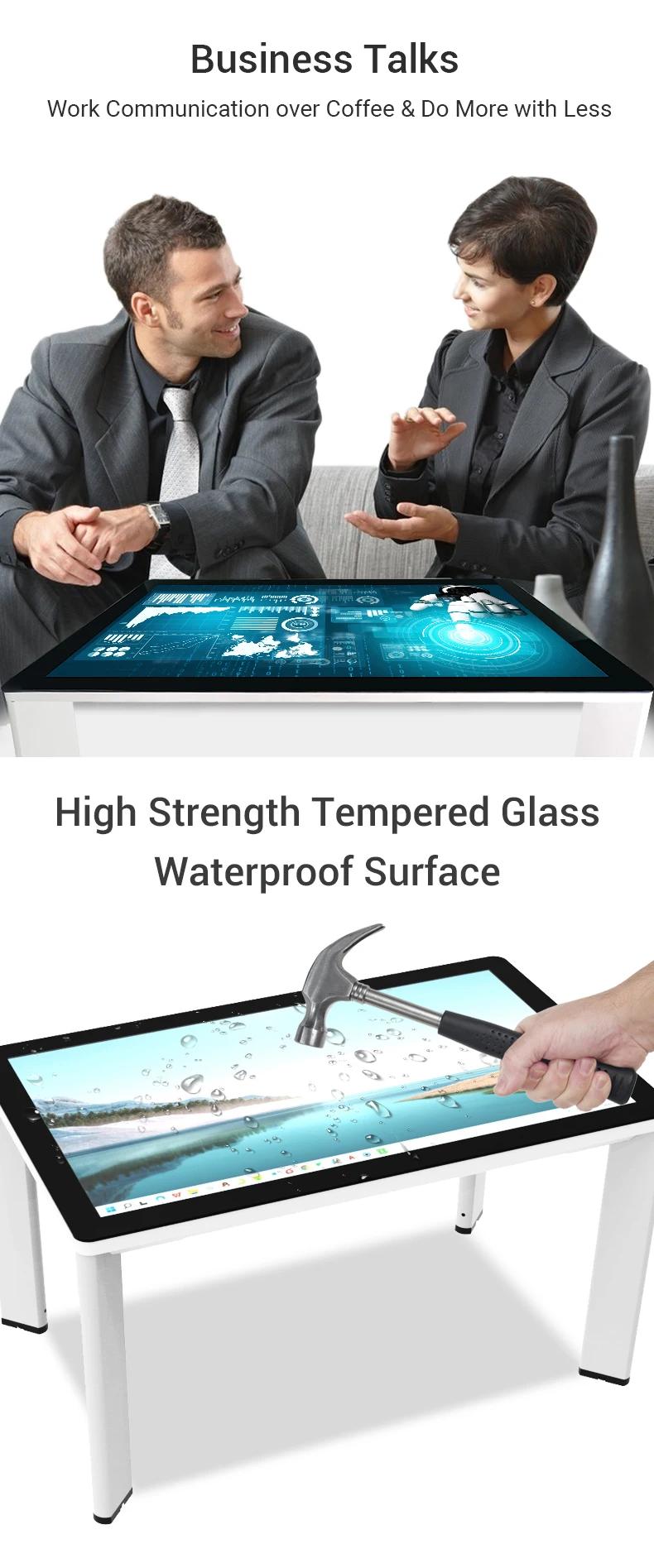 Hot Sale Touch Interactive Game Table Digital Touch Screen Game Table ...