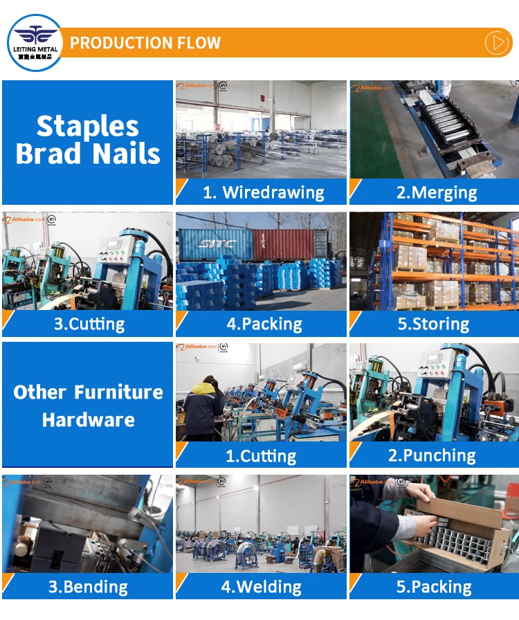 Leiting Metal 304 Stainless Steel 18ga Brad Pins F Series Staples Bulk ...