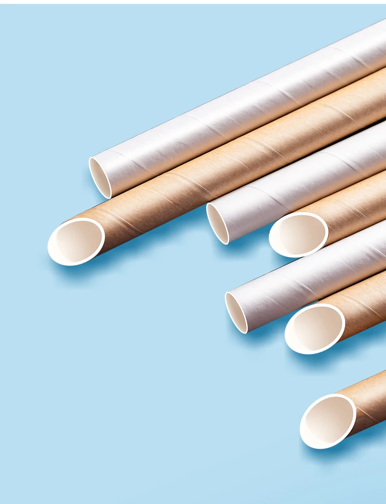 Eco Friendly Disposable Color Paper Straw Wholesale Stocked 20cm Length ...