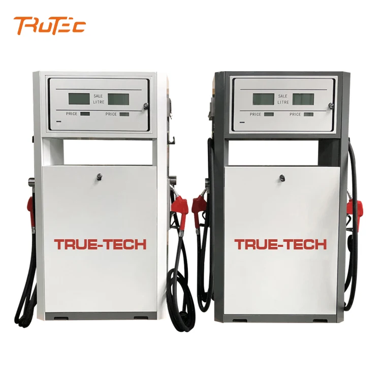 Customizable Stainless Steel Gasoline Pump Machine 2 Nozzles Fuel ...