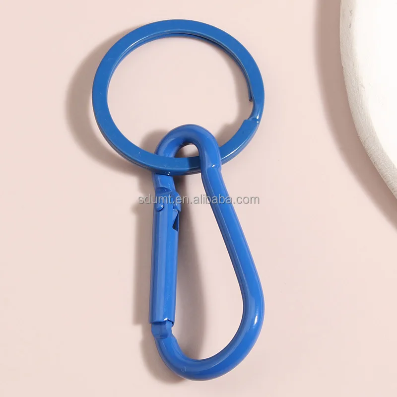 Alloy Carabiner Clips Spring Snap Hook D Ring Buckle Climbing Hook ...