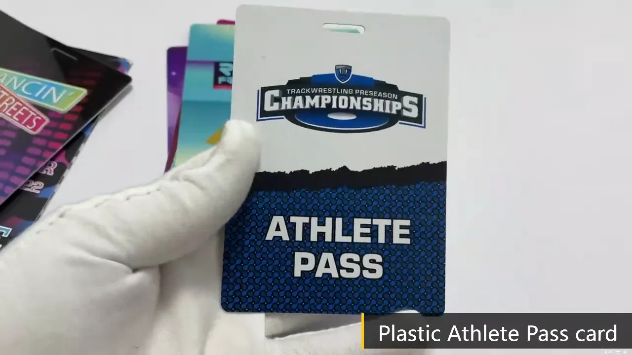 Custom Design Plastic Vip Access Cards Backstage Passes Artist Passes ...