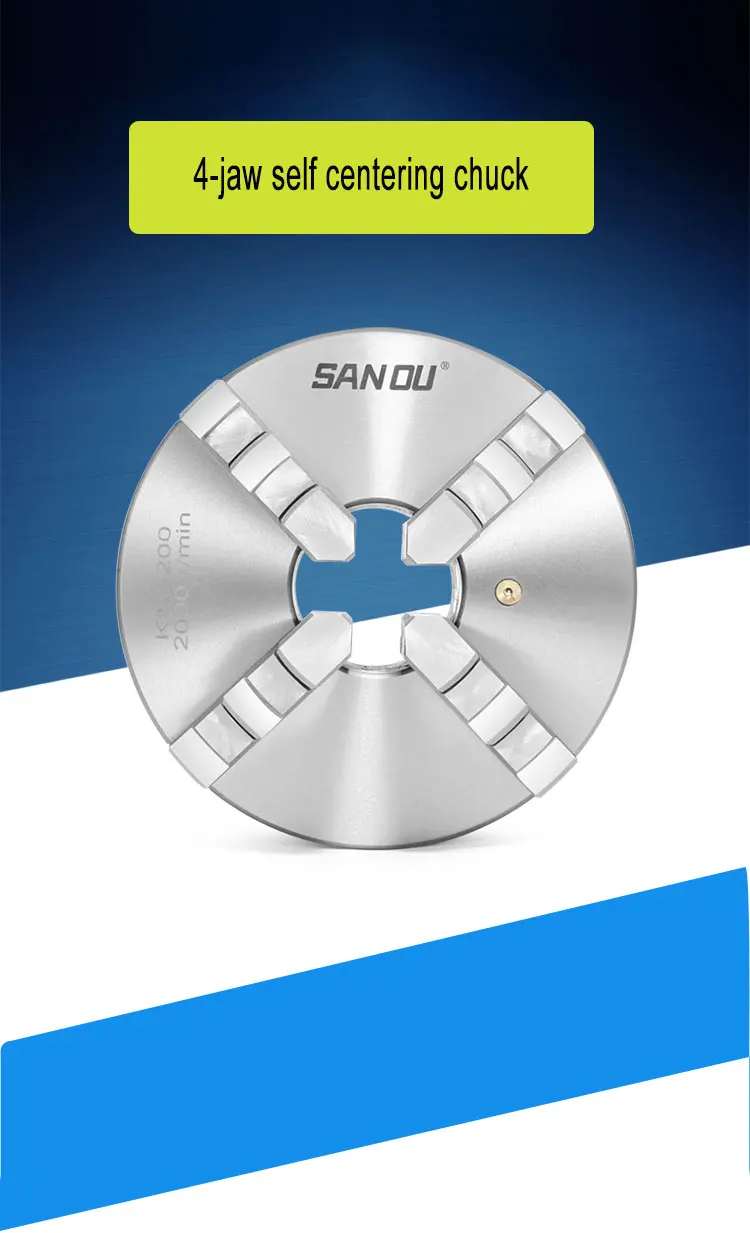 Sanou Manual Lathe Chucks Jaws 125mm - Precision & Durability