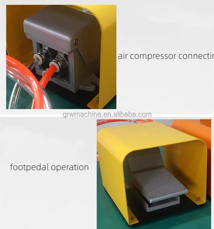 2.5t Pneumatic Pin Terminal Crimping Tool For 0.5 To 50mm2 Crimp ...