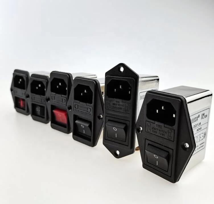 Emi Single Phase Ac Power Line Filter Plug Type - Buy Ac Power Noise ...