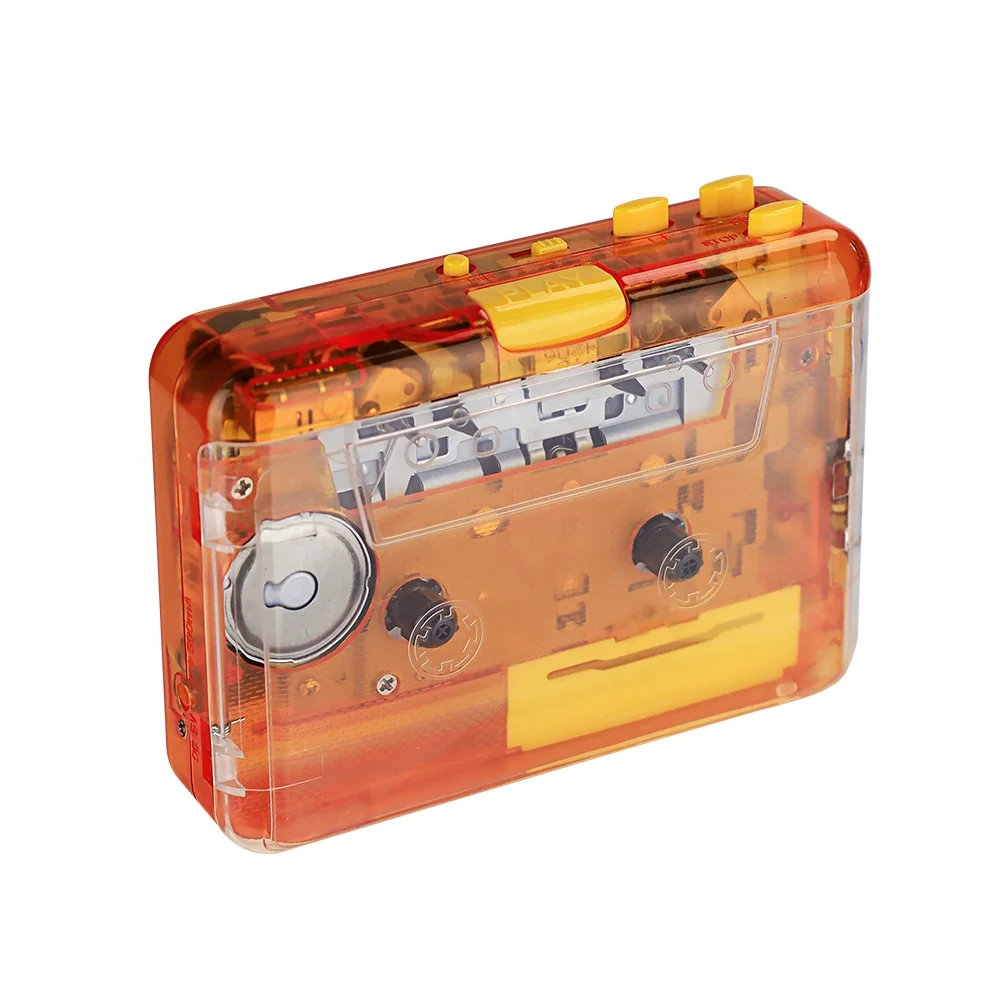 Retro OEM ODM Transparent Orange Stereo MP3 Converter