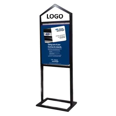 Metal Steel Floor Standing Poster Display Stand Sign Holder - Buy ...
