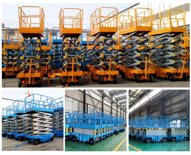 Electric Elevated Mobile Hydraulic Table Lift Engine Drive Single ...