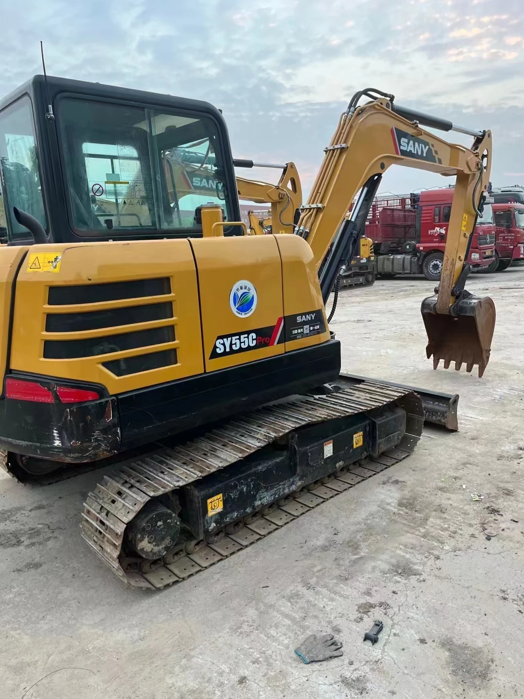 Used Mini Diggers Sany Sy55cpro Used Sany Sy55cpro Used Crawler ...