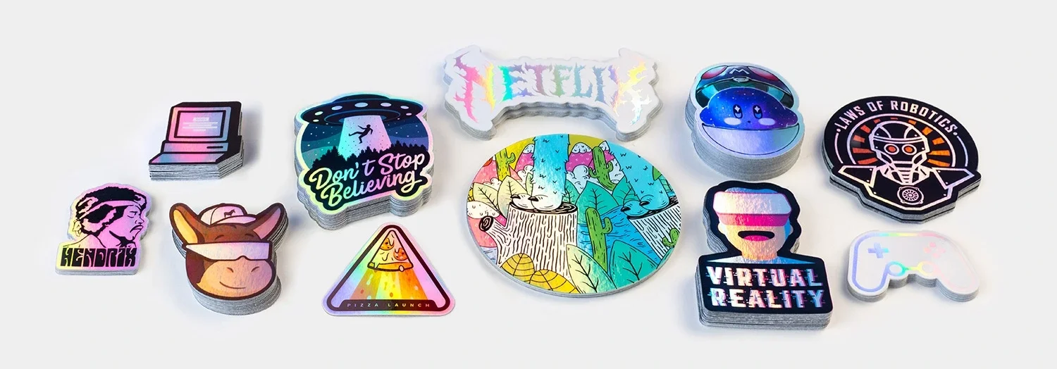 High Quality Laser Holographic Sticker Sheet Scratch Off Sticker ...