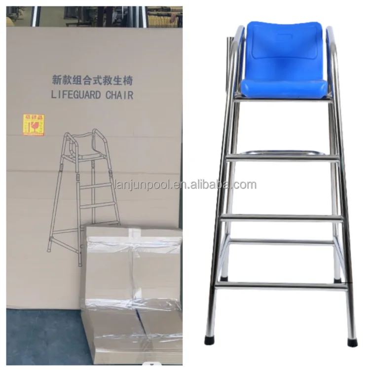 Stainless Steel Pool Lifeguard Chairs - Durable & Safe