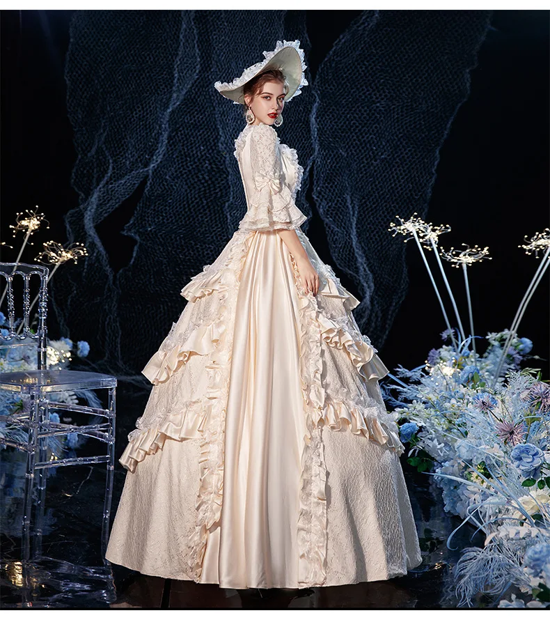 Women Rococo 18th Century Costume Marie Antoinette Ball Gown Victorian ...