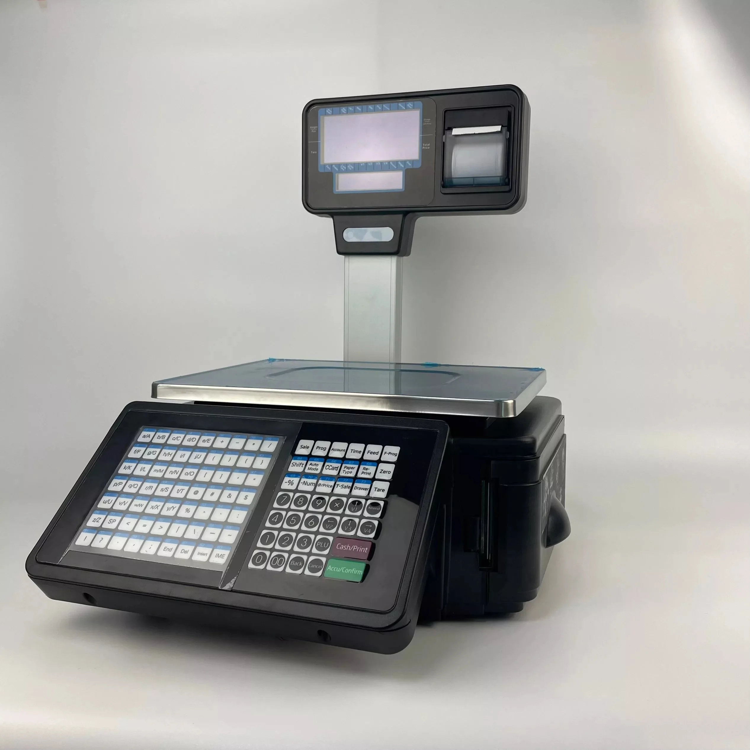 Supermarket Label Scale 30kg Weighing Scale With Barcode Printer 6kg ...