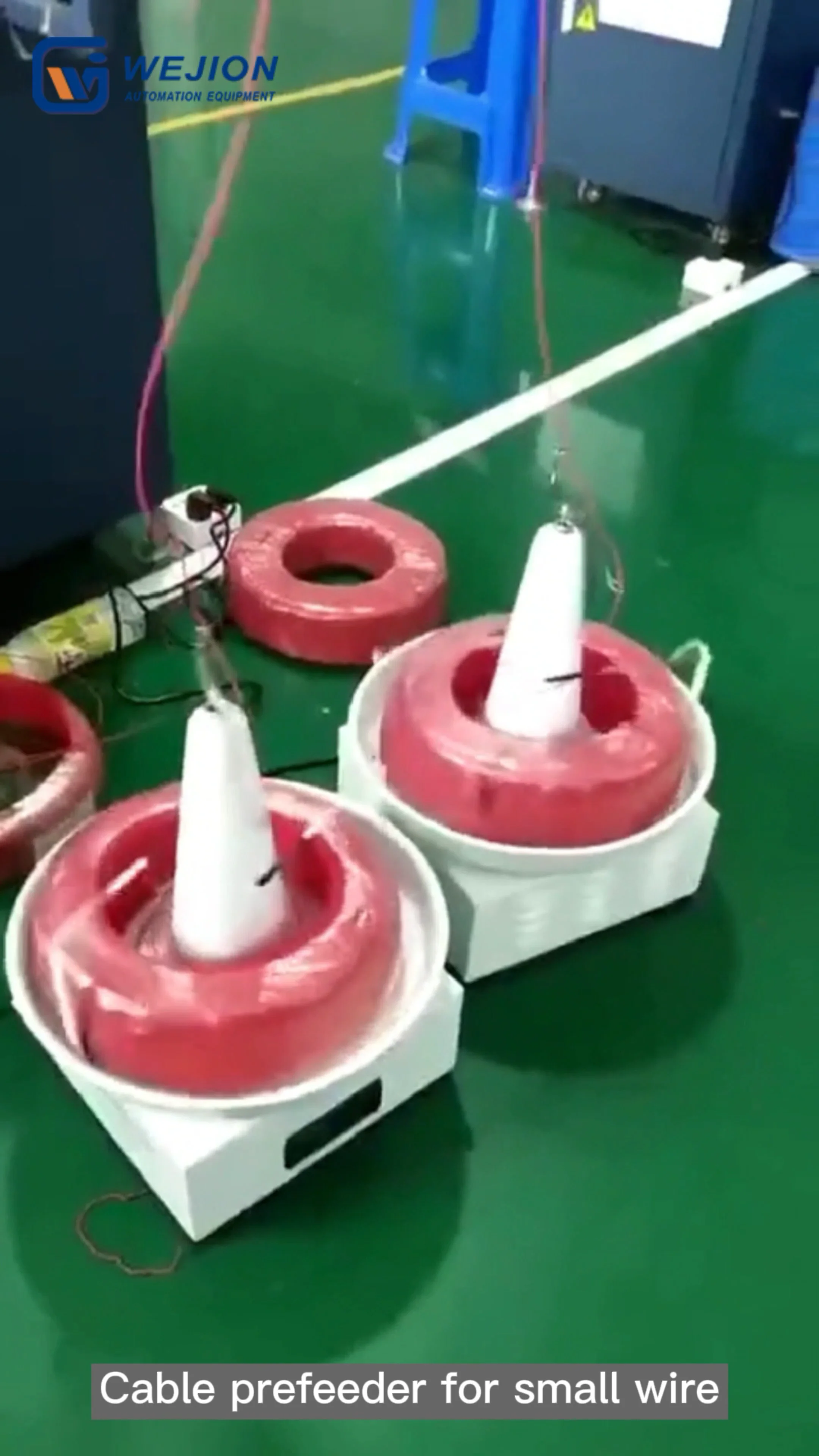 Wj4122 Max 15kgs Electric Small Cable Roller Pre-feeder Plate Rotary ...