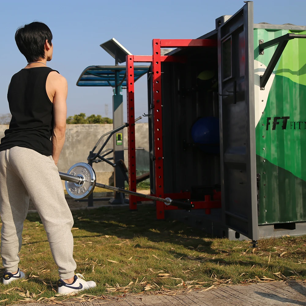 New Design Outdoor Enclosed Open Gym Pod Shipping Outdoor Container Gym ...