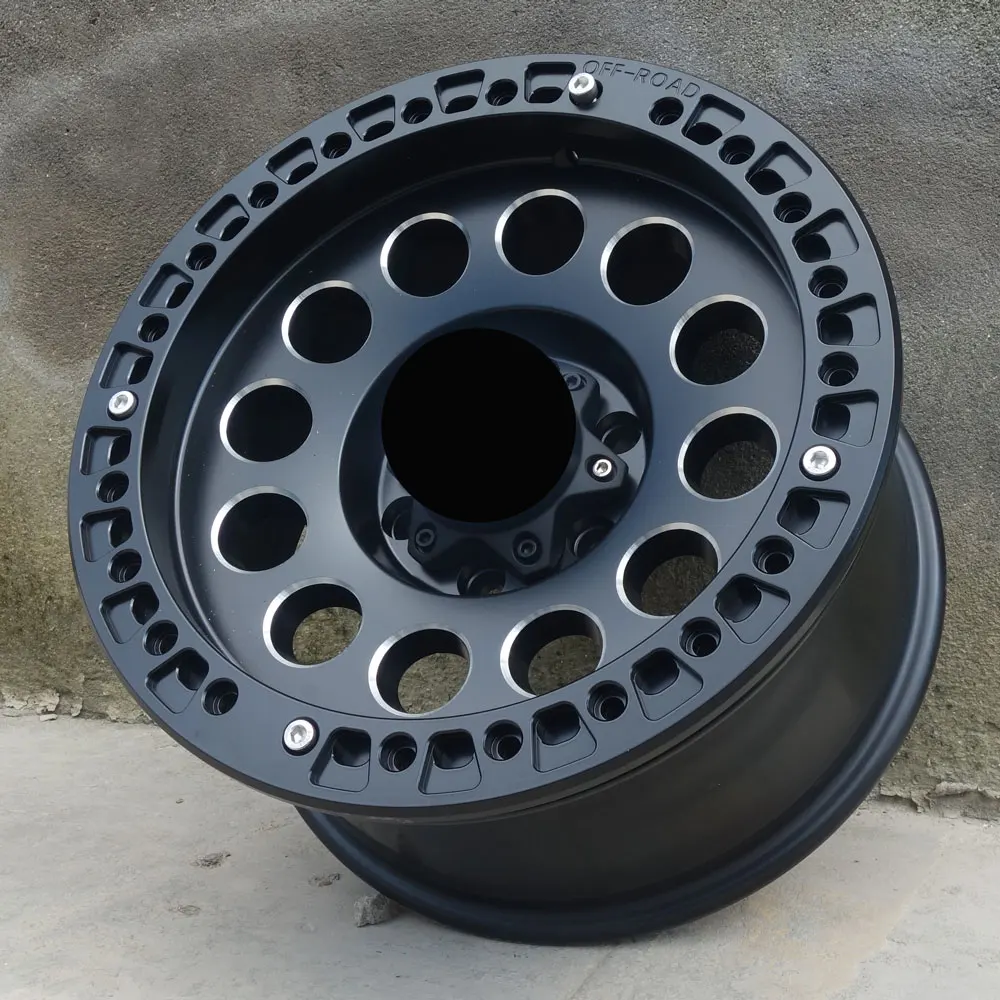 17 Inch Matte Black Breakaway Wheels 6x135 Off-road Pickup Truck ...