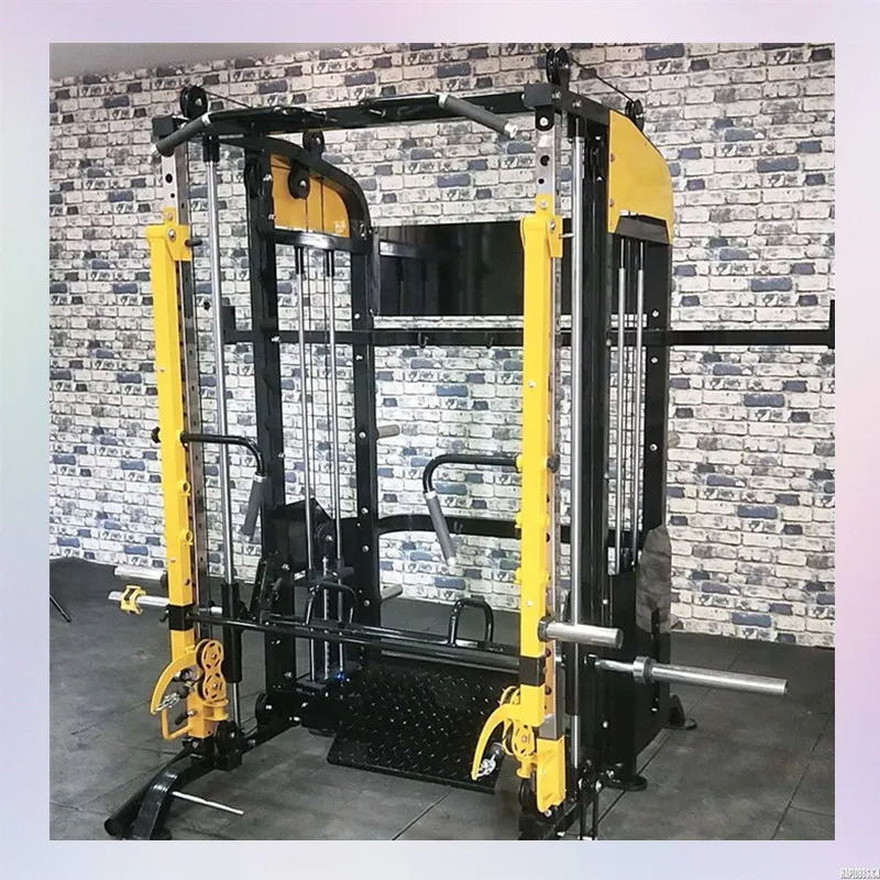 Cable Crossover Multi Functional Smith Machine Home Gym With Weight ...
