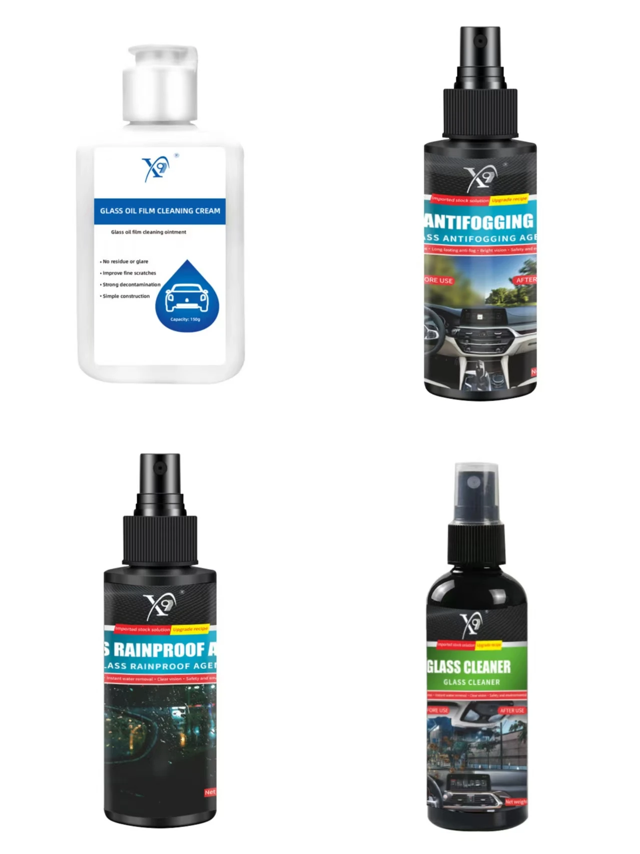 X9 Car Window Channel Lubricant Spray-Anti-Friction Formula Environment ...