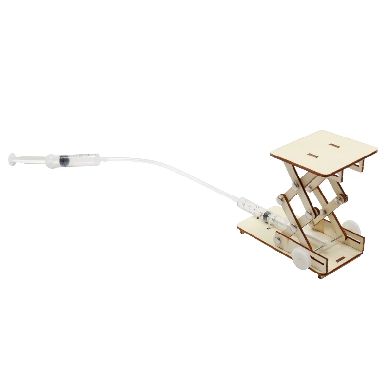Wooden Stem Hydraulic Experiment Lift Table Toys For Children Handmade ...
