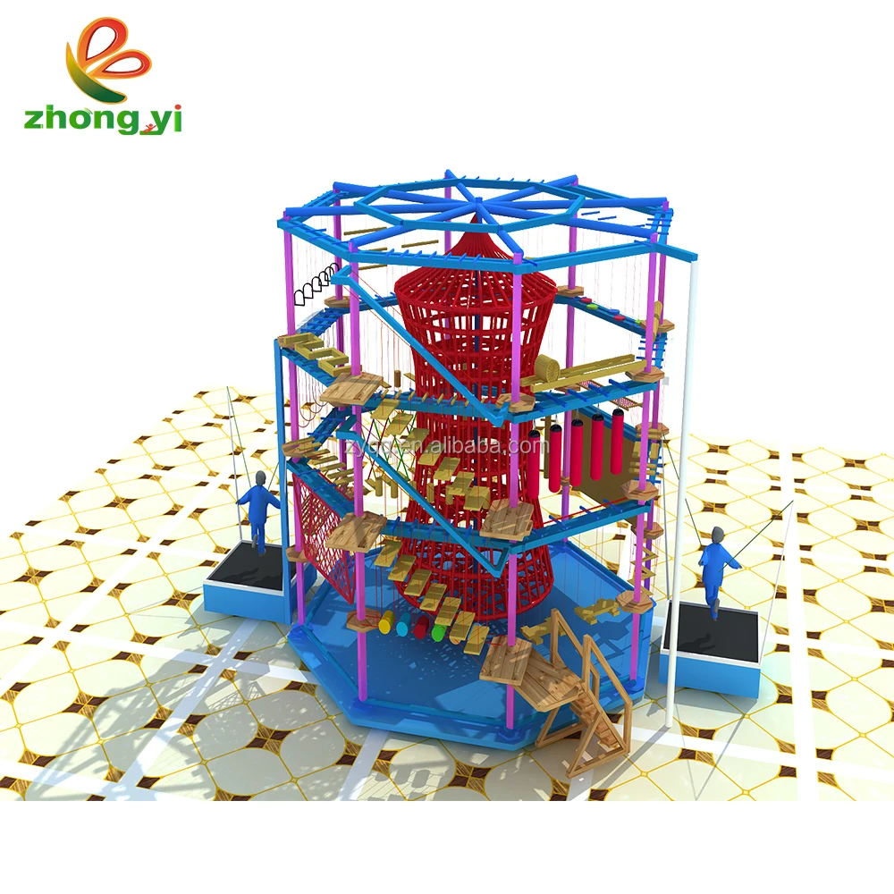 Customized Kid Rope Climbing Rope Course Equipment Children Indoor ...
