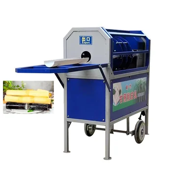 Automatic Sugar Cane Cleaning Peeling Sugarcane Leaf Skin Crusher ...