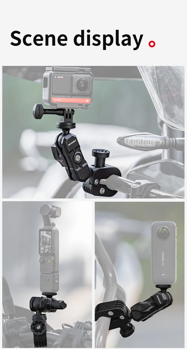 Motorcycle Camera Mounts - Secure & Versatile Solutions