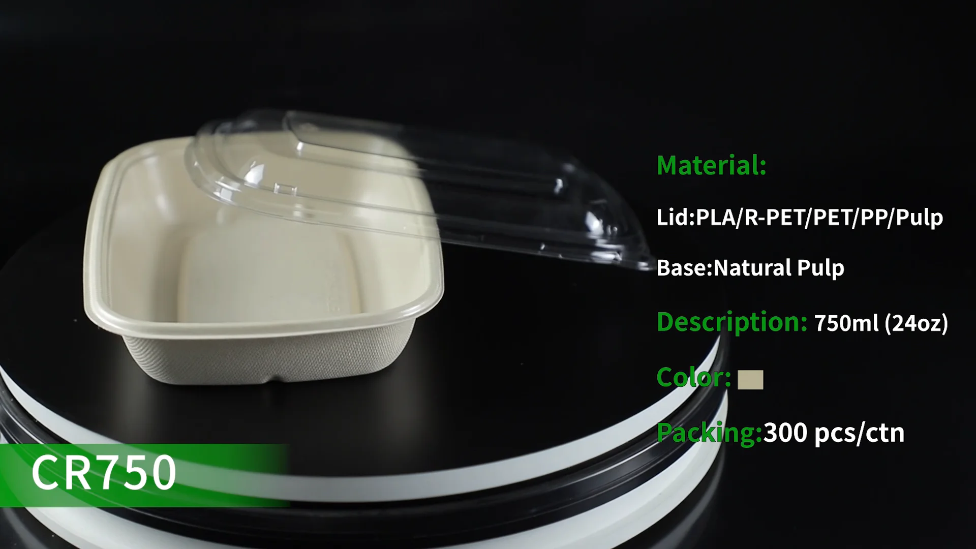 Rectangular 2 Compartments Square Disposable Bamboo Paper Pulp Lunch ...