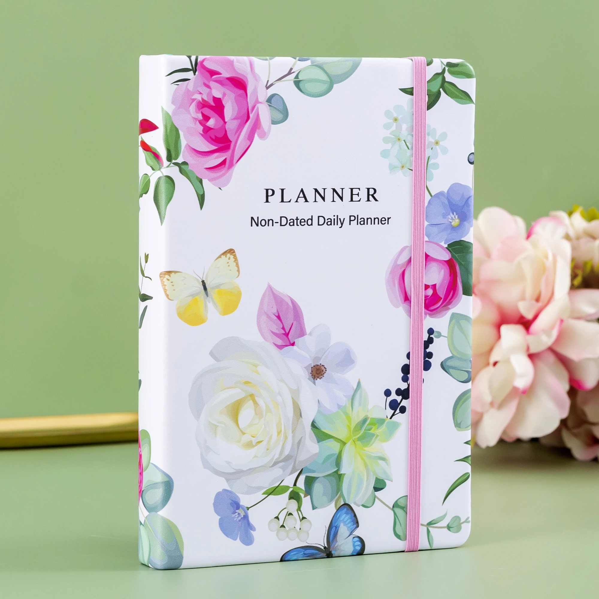 Hardcover A5 Pu Leather Diary Custom Printed Pages Writing Journal ...