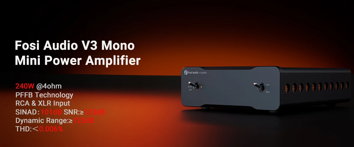 Fosi Audio BOX X5 HIFI Phono Preamp, Mini Preamplifie Home Audio for MM ...