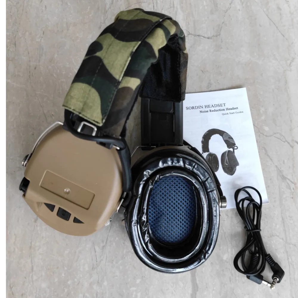 TS TAC-SKY SORDINHEADSET IPSC Silicone Earmuff Tactical Electronic Shooting Ear Muffs Noise ...