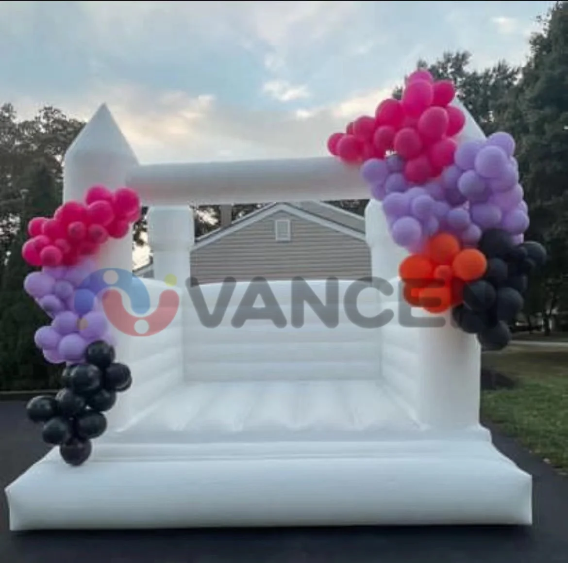 Fast Delivery Inflatable White Wedding Jumper Pvc Inflatable Bouncy ...