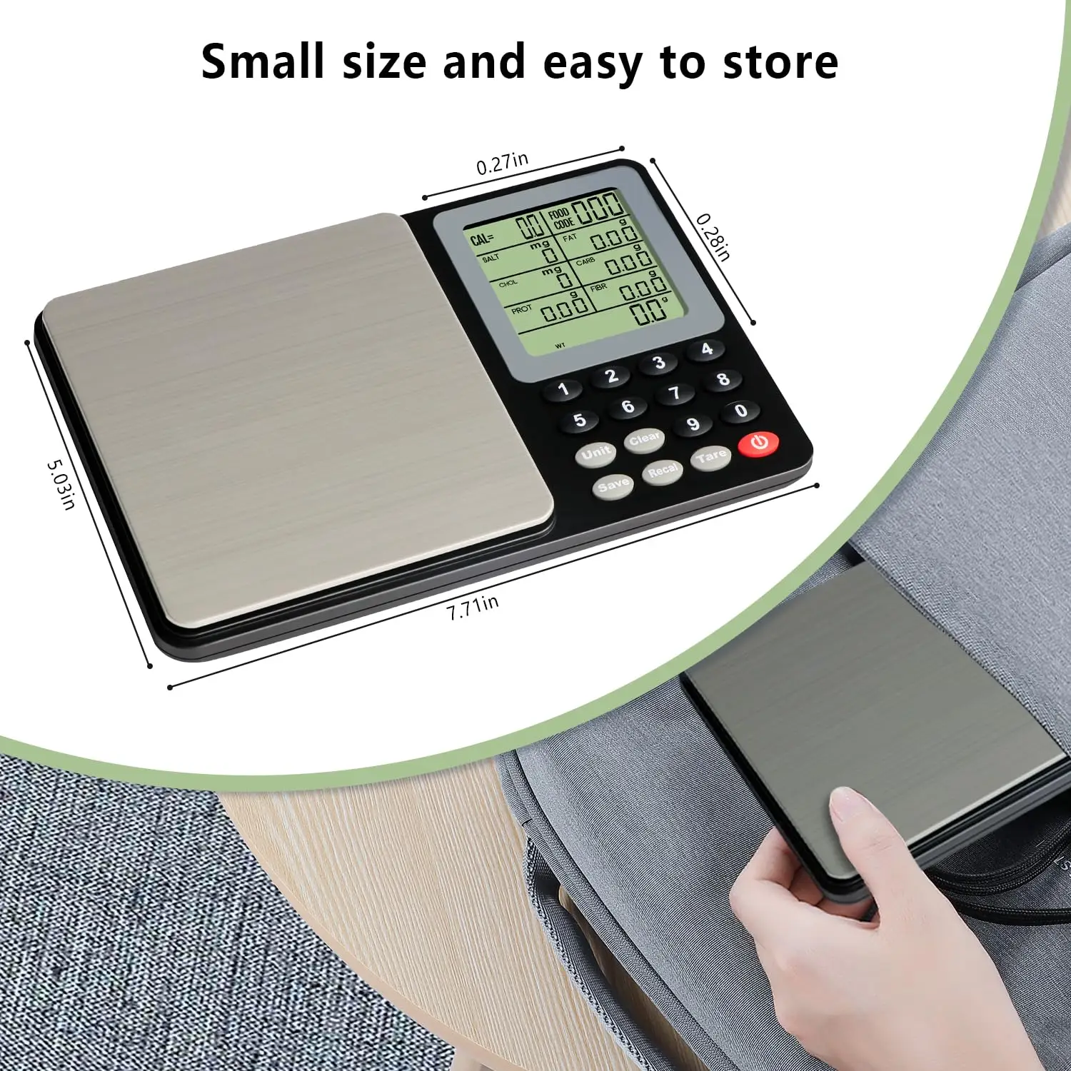 Nutrition Food Scale - Accurate Weighing for Weight Loss