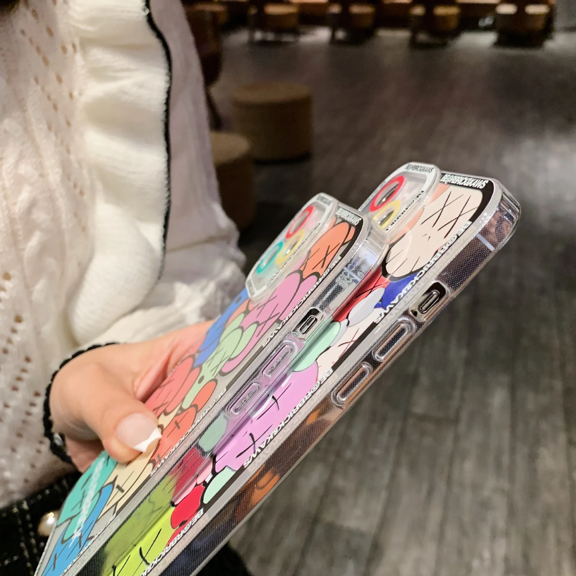 Chao Brand Kaws Angel Eye Phone Case For Iphone 11 12 13 14 15 Pro Max ...