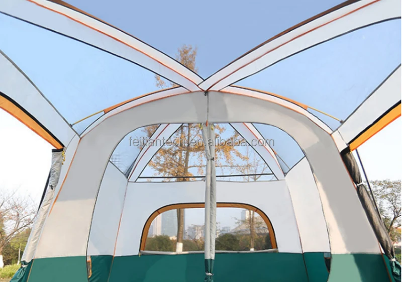 Extra Large Two Room Outdoor Camping Tents 8 Persons Waterproof Outdoor ...