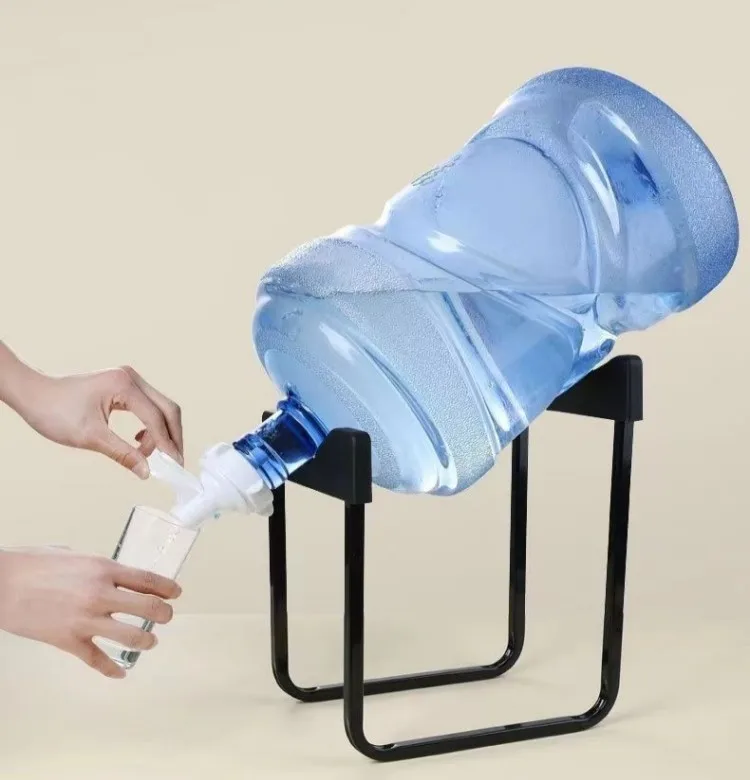 Plastic Water Nozzle Steel Storage Bucket Rack Holder For 5 Gallon ...