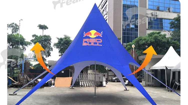 Dia6m Outdoor Spider Beach Shade Star Tent For Event - Buy Star Tent ...