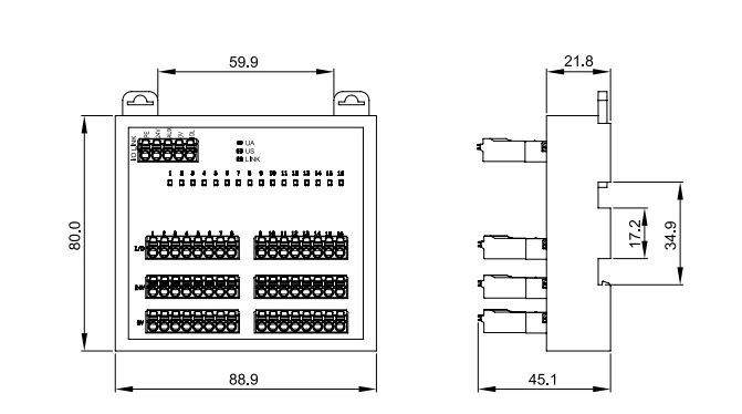 IP20 16DI 16DO PNP NPN IO-Link Slave I/O Modules| Alibaba.com