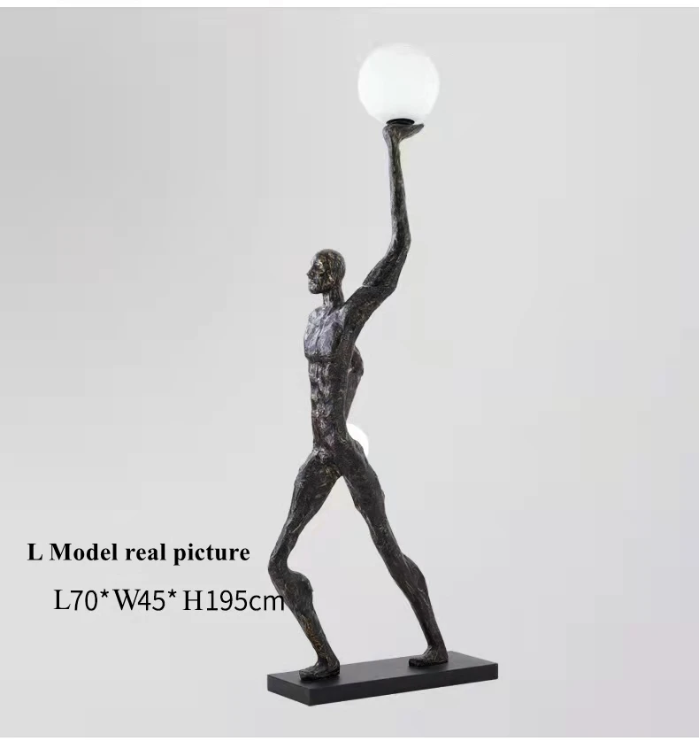 Statue Character Floor Lamp - Art DECO for Modern Homes