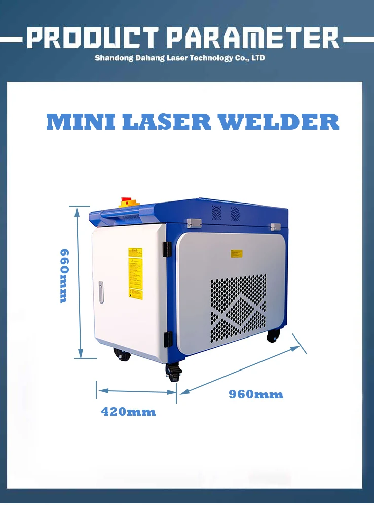 Easy To Operate Mini Laser Welding Machine Handheld Fiber Laser Welder ...