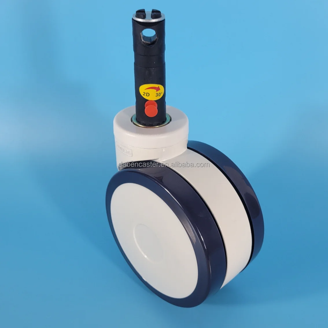 150mm 6 Inch Central Lock Medical Caster For Hospital Bed Trolley ...